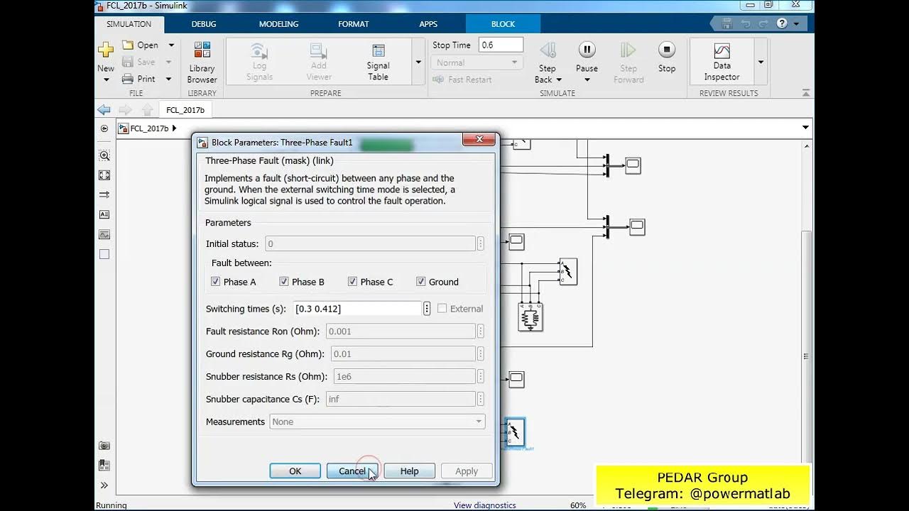 Project Number (3057):Matlab Simulation file for Fault Current Limiter assessment - YouTube
