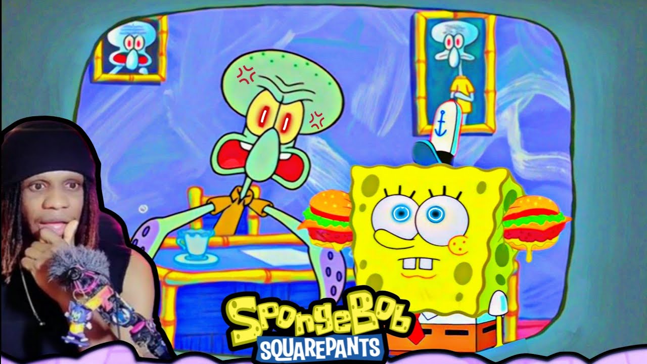 TENTACLE VISION / SpongeBob Squarepants Reaction - YouTube