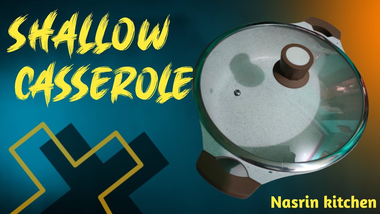 Jio original nonstick cookware unboxing review/shallow casserole - YouTube