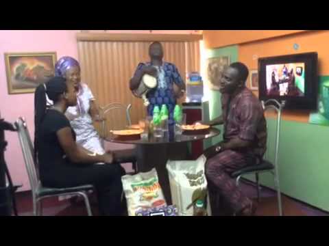 Biyi Samuel on the program "African Kitchen" with Bukky Ogunnote and ...