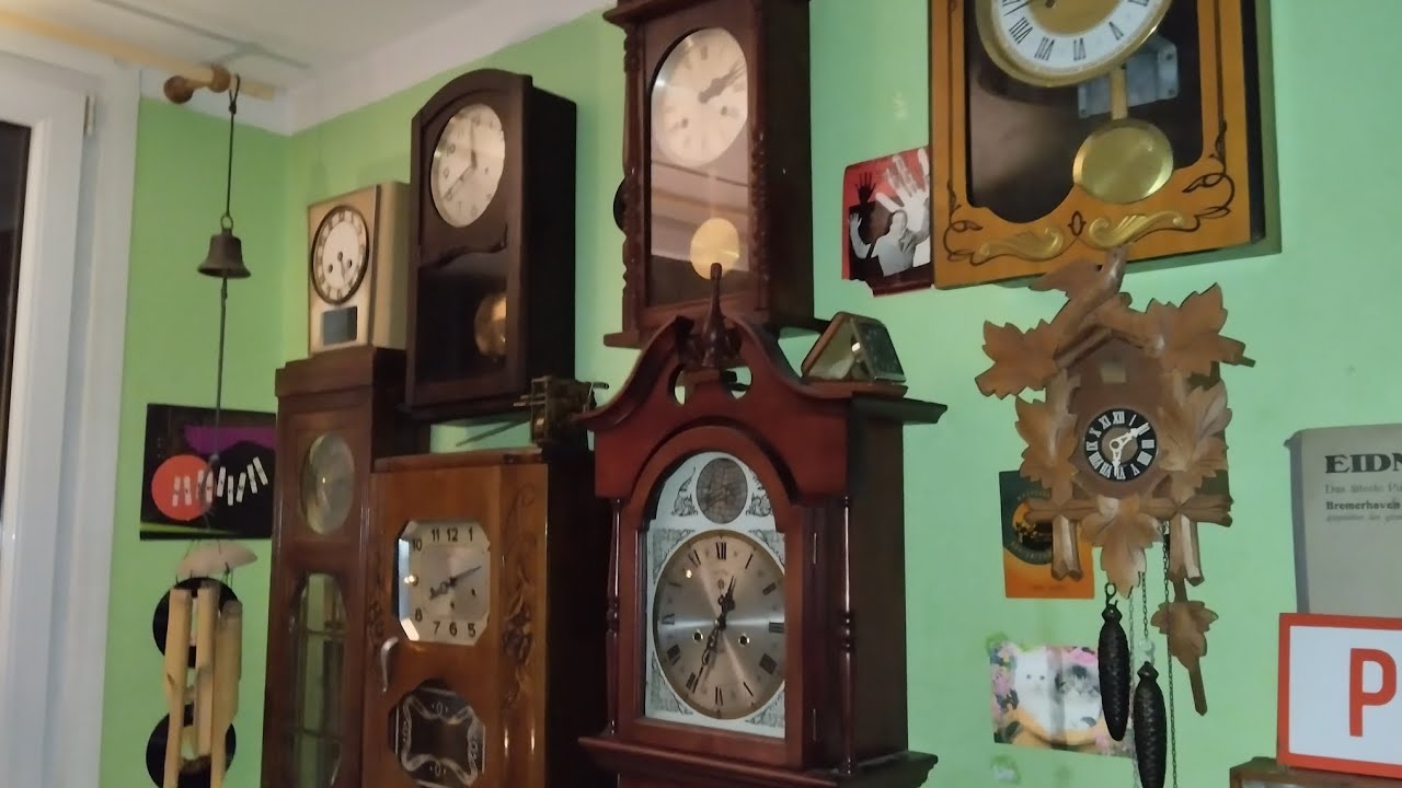 my clock collection as of 31st of january 2023 - YouTube