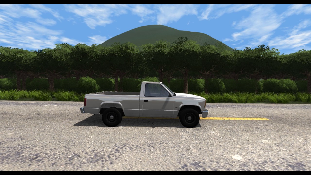 BeamNG drive Custom vegetation with wind effect - YouTube