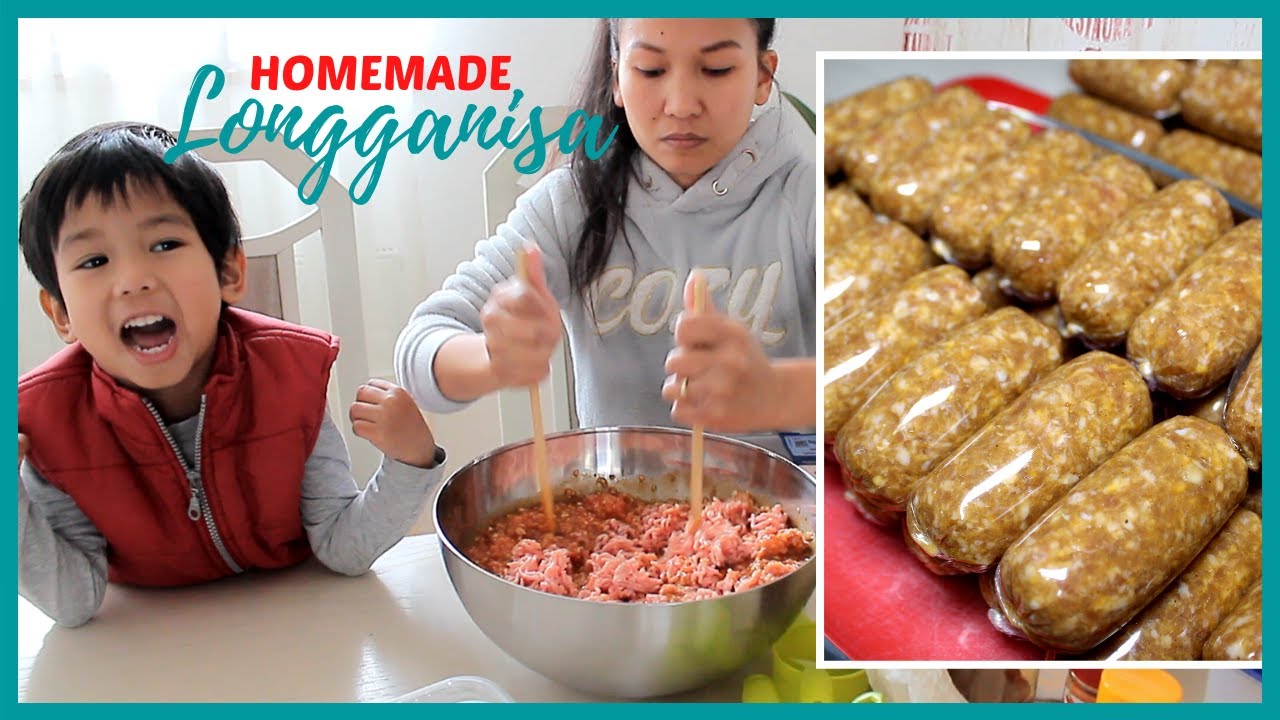 HOW TO MAKE SKINLESS LONGGANISA | HOMEMADE | BUHAY GERMANY ...