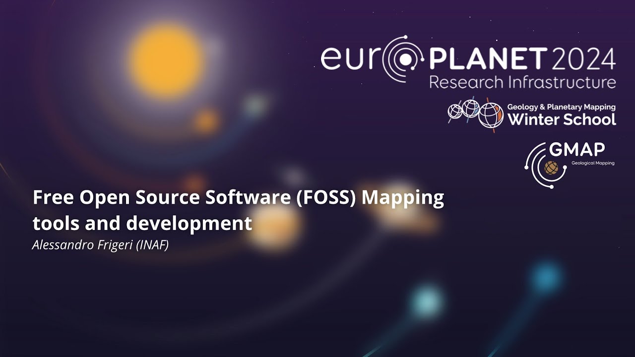 Free Open Source Software (FOSS) Mapping tools and development - YouTube
