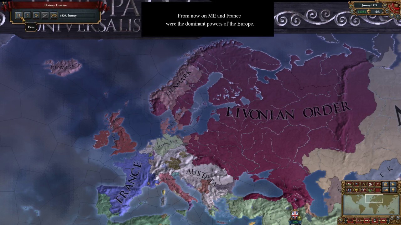 Have you ever seen bigger Livonian Order in EU IV? (Timelapse) - YouTube