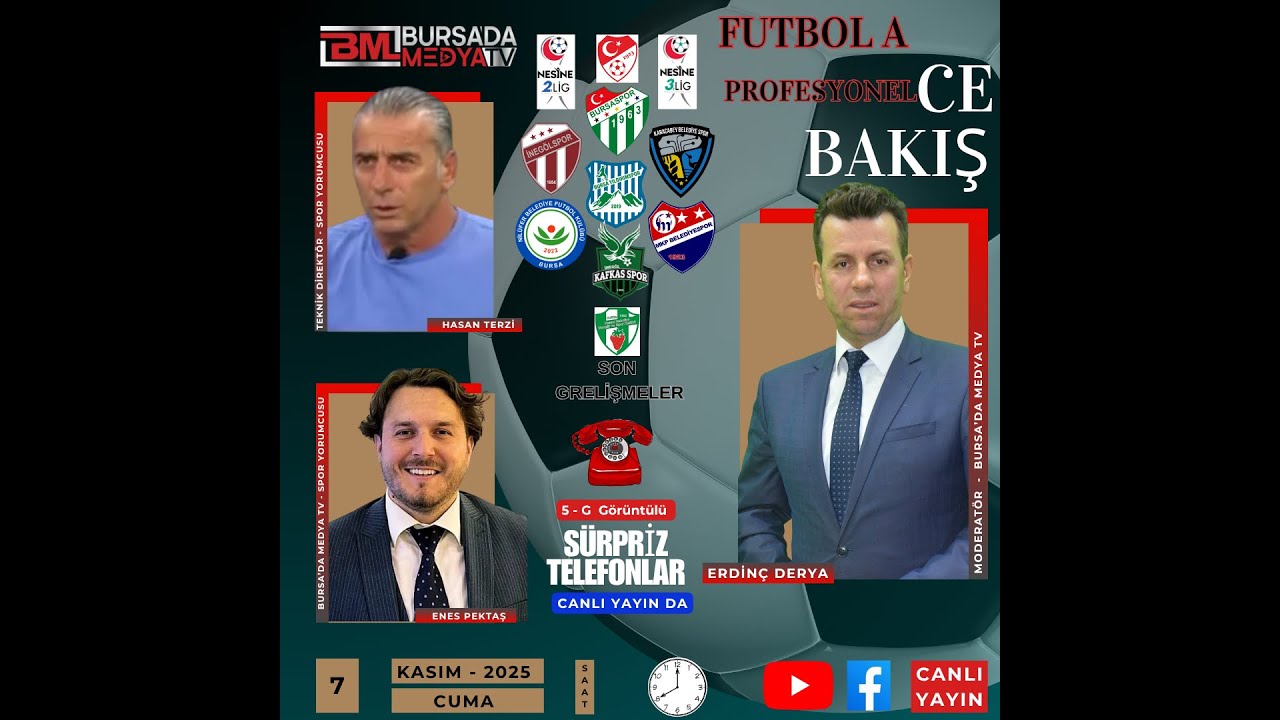 FUTBOLA PROFESYONELCE BAKIŞ HASAN TERZİ, ENES PEKTAŞ ERDİNÇ DERYA İLE ...