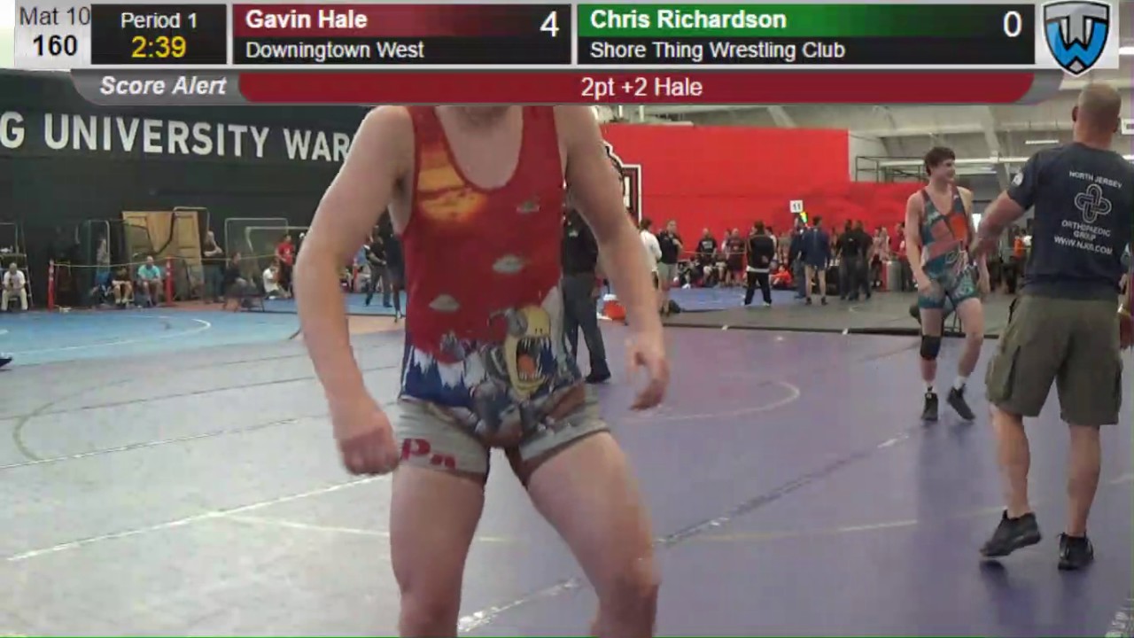 47 Junior Men 160 Gavin Hale Downingtown West vs Chris Richardson Shore ...