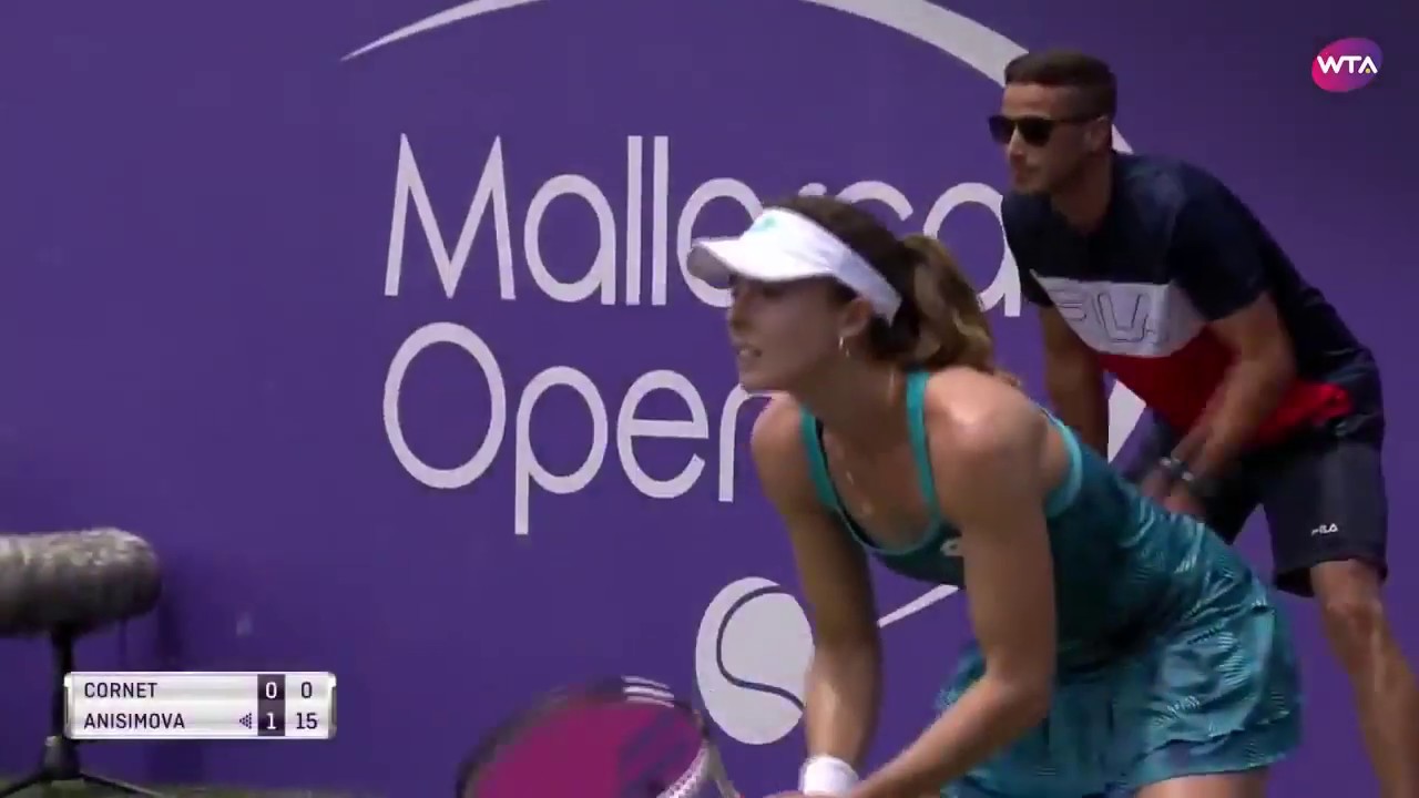 Alizé Cornet / Amanda Anisimova 2019 Mallorca - YouTube