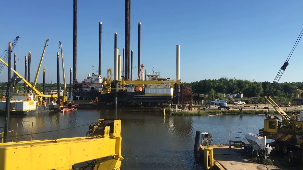 Walter Cure Elevator - Liftboat Launch - YouTube