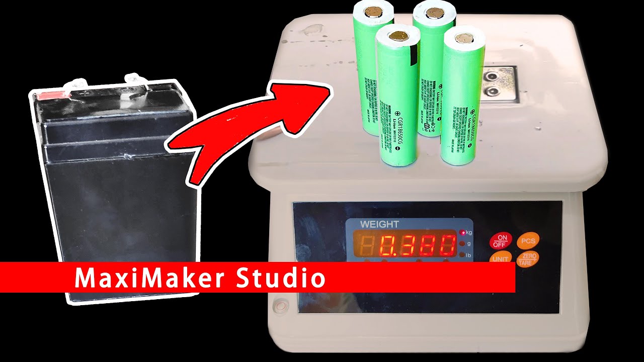 Restoration & MOD Electronic Scale to Use 18650 Lithium Battery, Repair ...