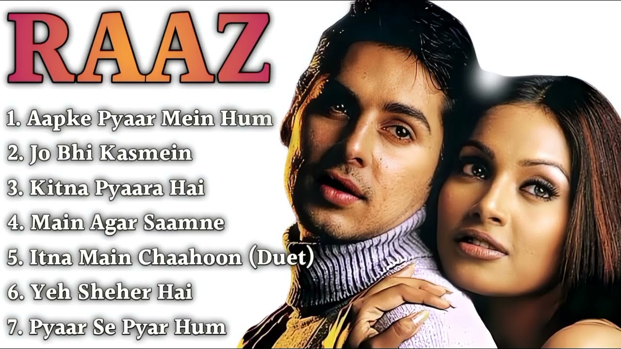 Raaz Movie All Songs||Bipasha Basu & Dino Raaz Movie AllSongs jukebox ...