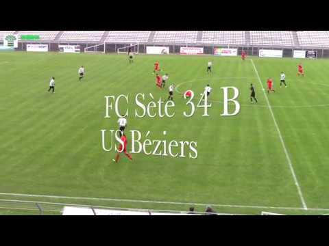 Résumé FC Sète34B-US Beziers 25 03 2018 - YouTube
