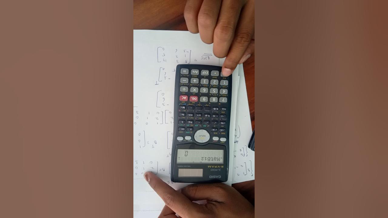 How to do the multiplication in of two matrix in calci - YouTube