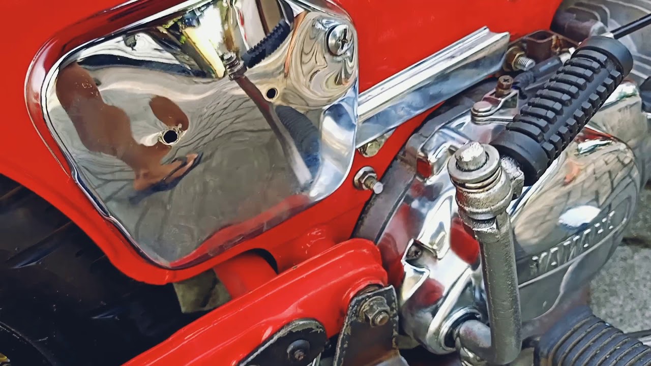 Motor mini yamaha V75 rasa special engine - YouTube