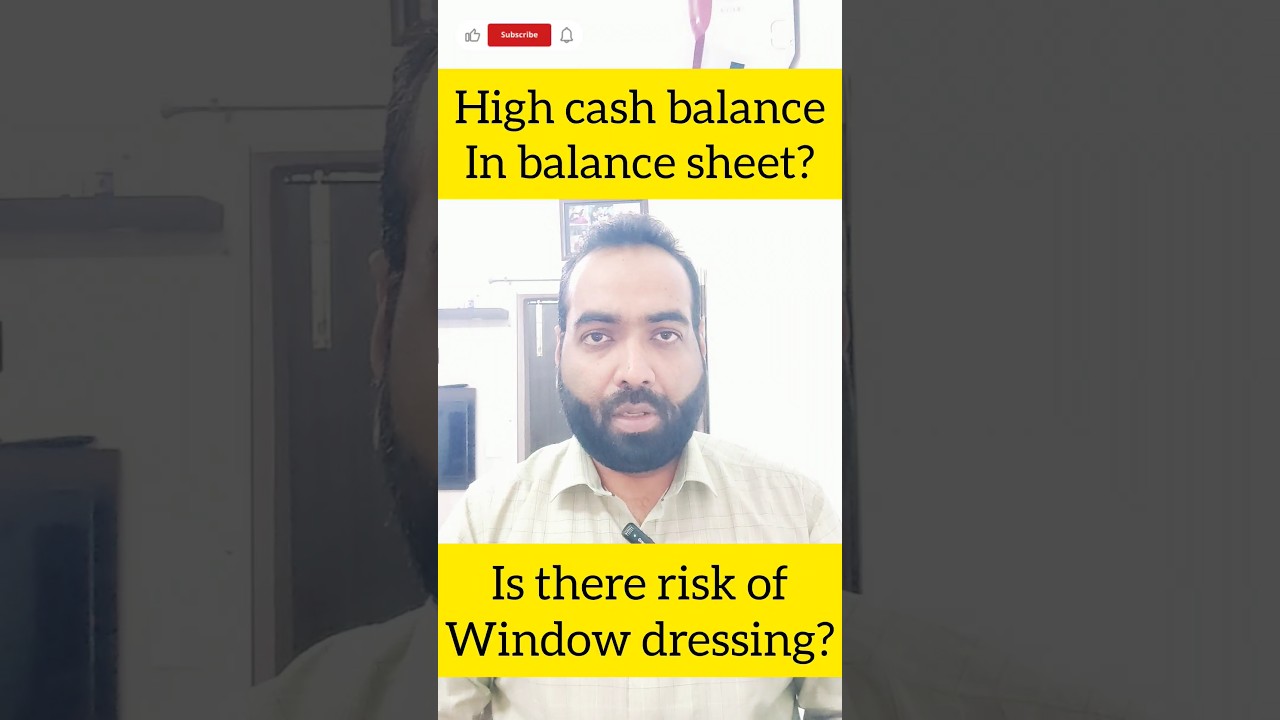 High cash balance appearing in the balance sheet? Is it normal to have ...