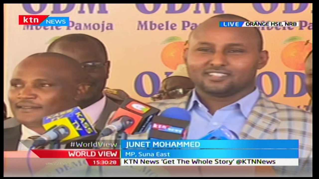 Suna East Mp Junet Mohammed addresses President Uhuru and Commissioner ...