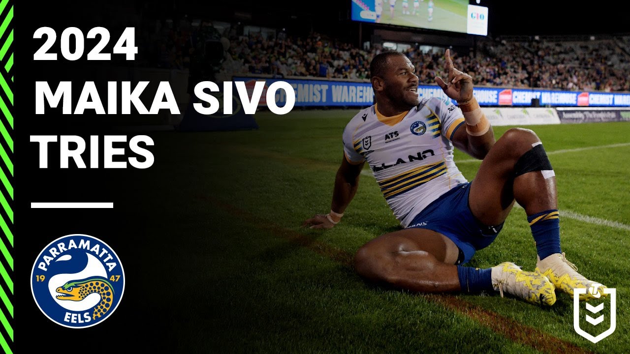 NRL Highlights | NRL 2024 | Maika Sivo's Try-Scoring Season - YouTube