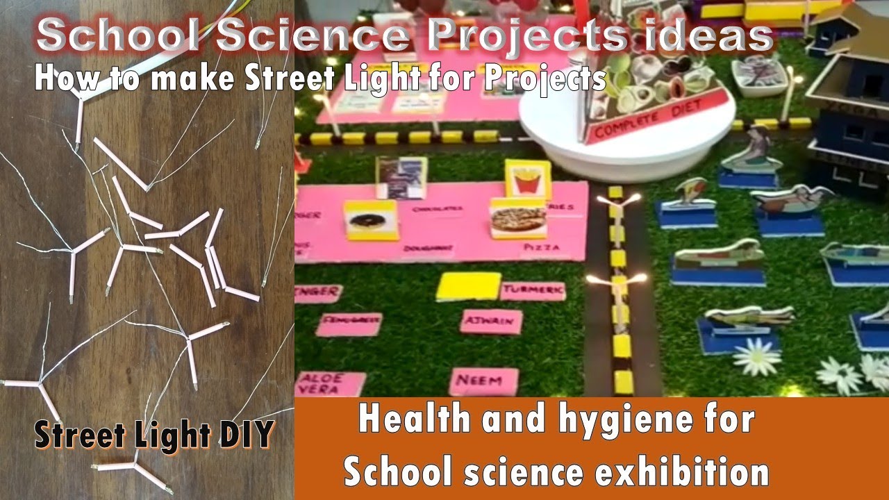 How to make Street Light for School Projects (DIY) | project model ...