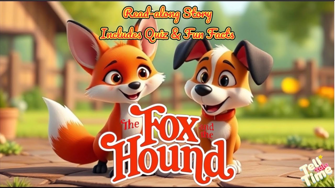 Read-along Kid's Story | The Fox and the Hound | Includes Quiz & Fun ...
