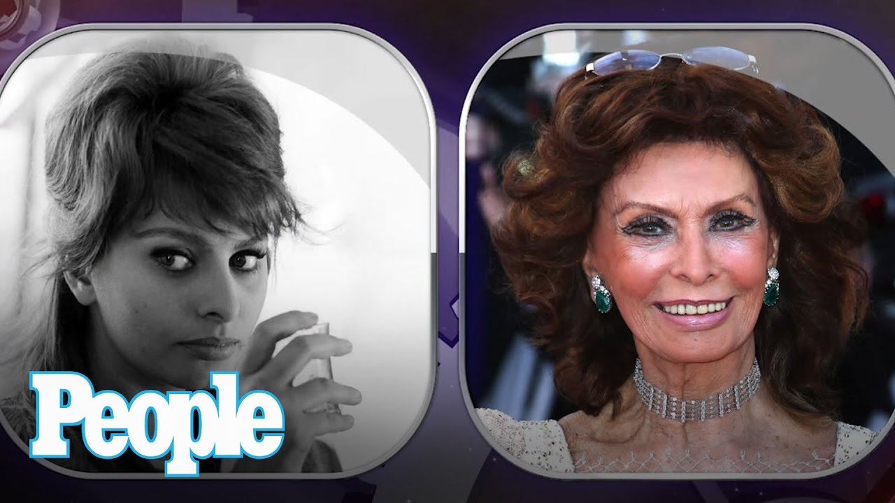 See Sophia Loren's Changing Looks: 80 Years of Beauty | People - YouTube