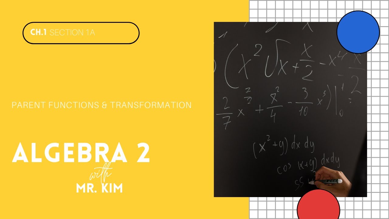 Algebra 2 - 1.1a Parent Functions and Transformation - YouTube