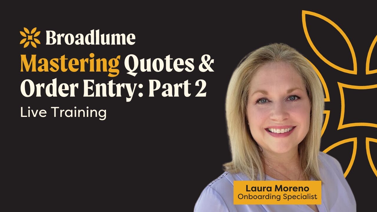 Mastering Quotes & Order Entry - Part 2 - YouTube