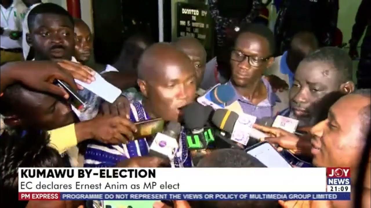Kumawu by-election: MP-elect, Ernest Anim delivers victory speech - YouTube