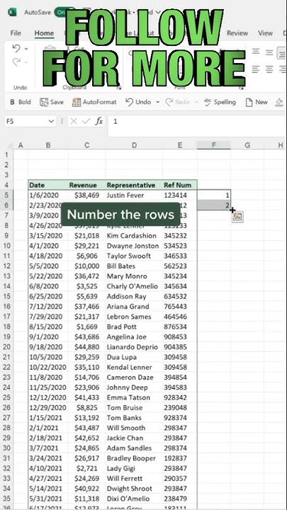 Insert blank Rows in Excel Automatically #excelformulasandfunctions - YouTube