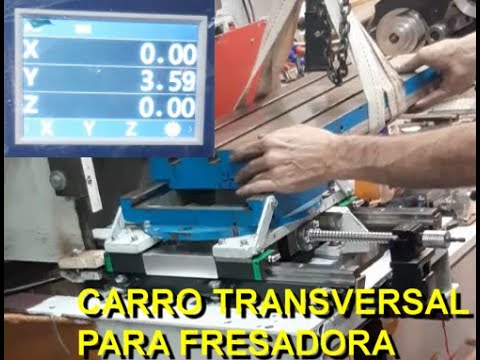 CARRO TRANSVERSAL PARA FRESADORA CASERA / CROSS SLIDE FOR MILLING ...
