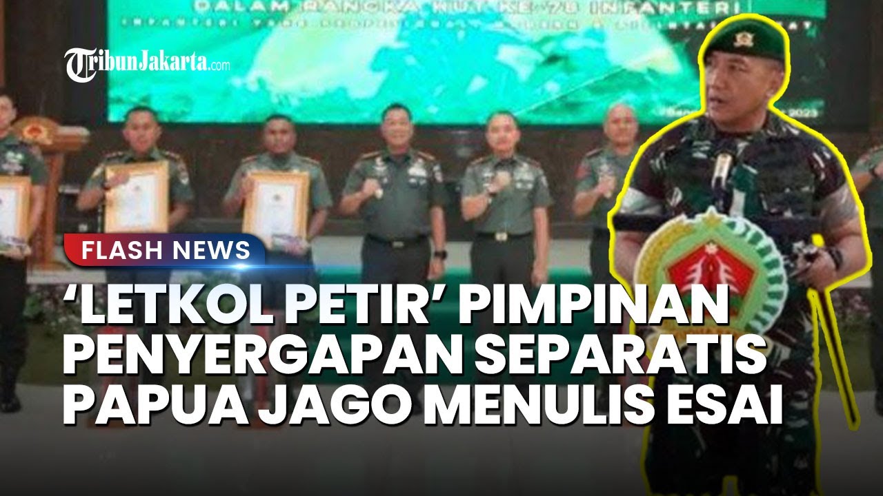 Profil Letkol Inf Andhika: Pimpin Hancurkan Markas Kelompok Separatis ...