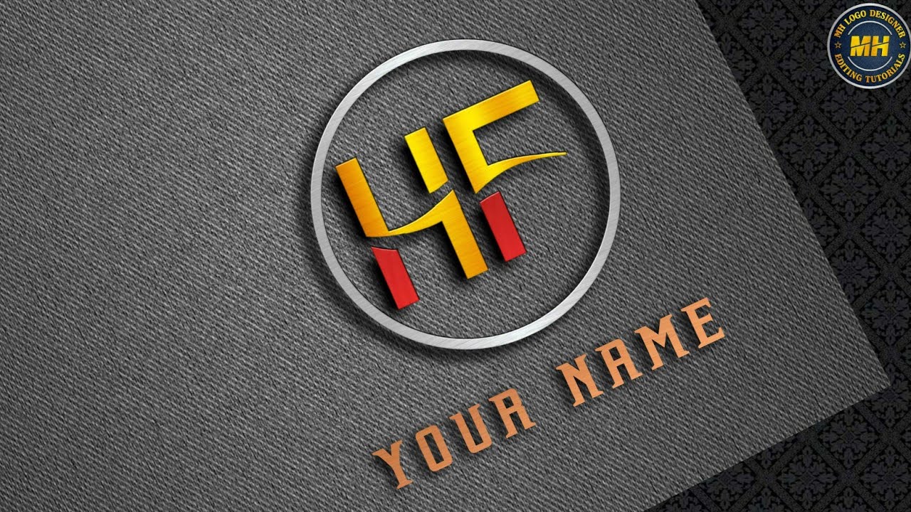 HF logo design || HF logo || mh designer - YouTube