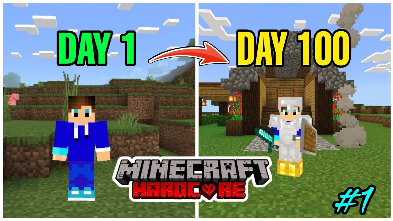 I Survived 100 Days On a Scary World In Minecraft Hardcore | In Hindi ...