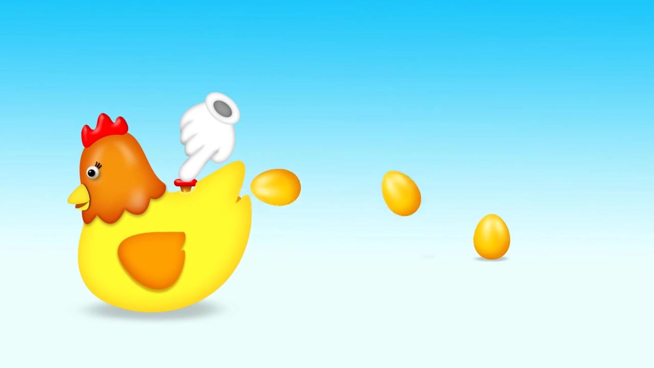 Learn Colors with Laying Surprise Egg Chicken Toy - Colours for ...