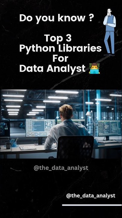 Top 3 Python Libraries for Data Analyst 👨‍💻 #datascience #dataanalytics #shorts - YouTube