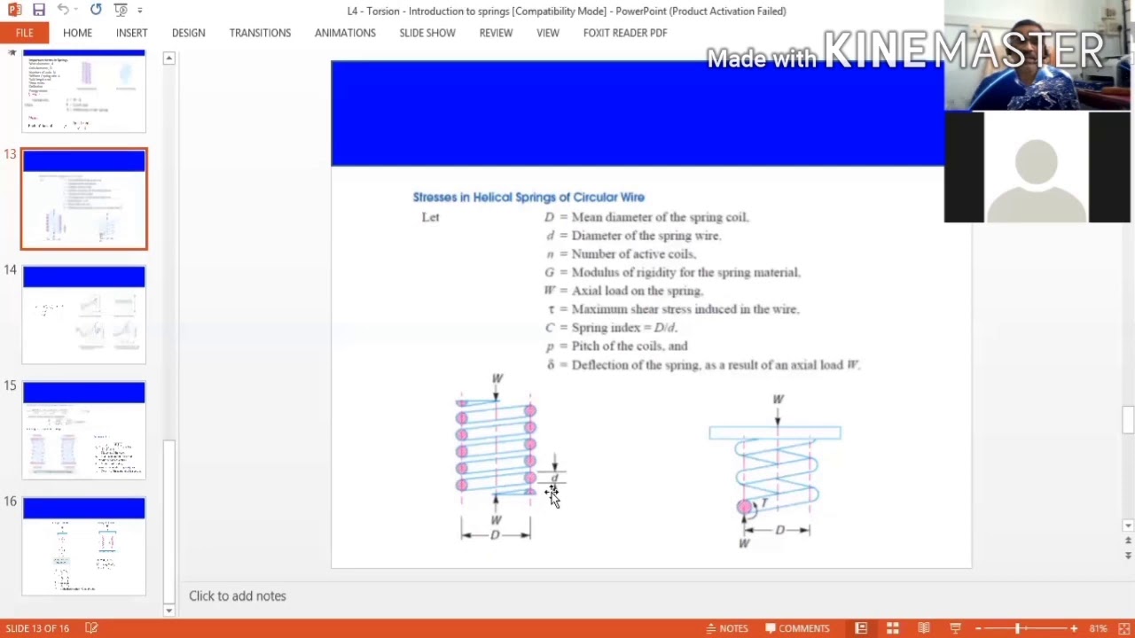 Strength of Materials - Torsion - Introduction to springs - YouTube