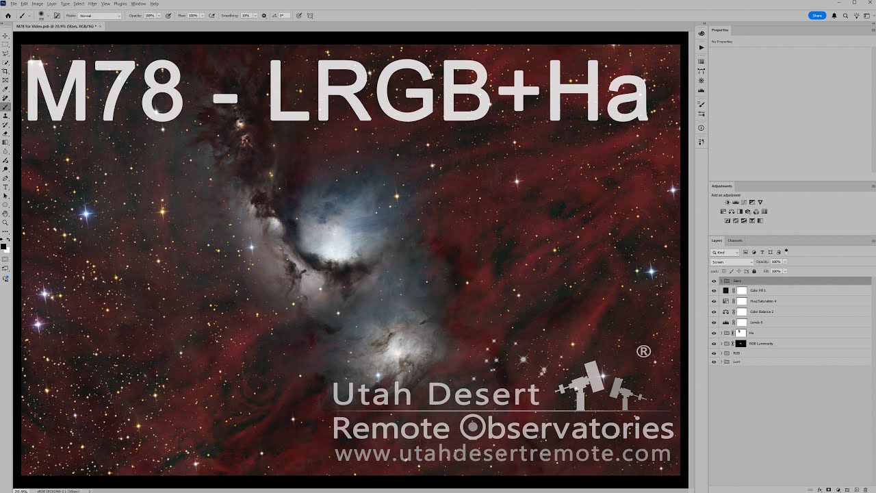 M78 in LRGB+Ha - YouTube