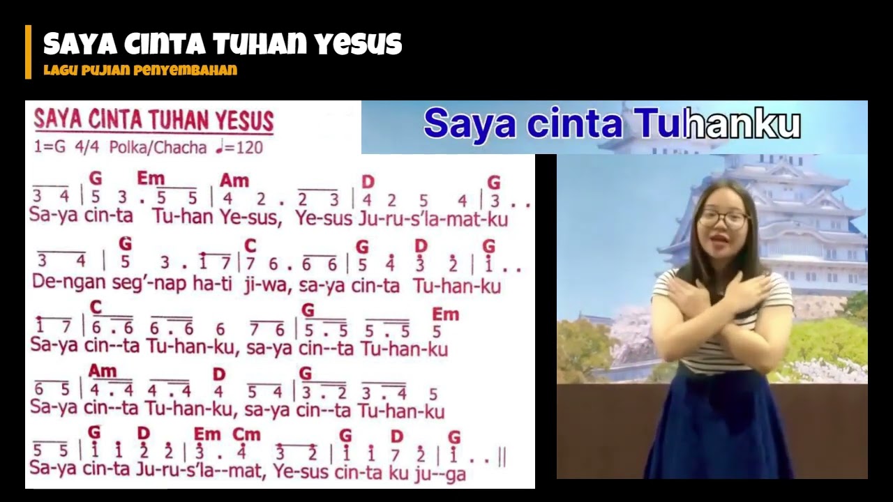 Saya Cinta Tuhan Yesus | Lagu Sekolah Minggu Chords - Chordify