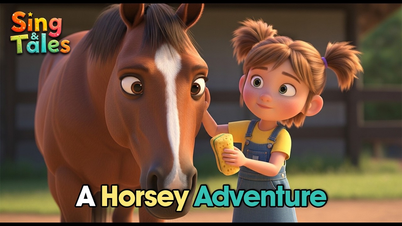A Horsey Adventure 🐴 Episode 6 | The Funniest Horse Bath Ever ...