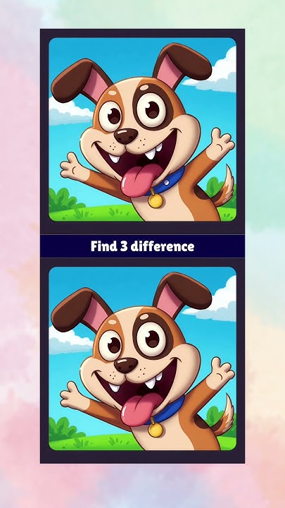 Challenge 004 | Spot the 3 differences!!🐝🔍 - YouTube