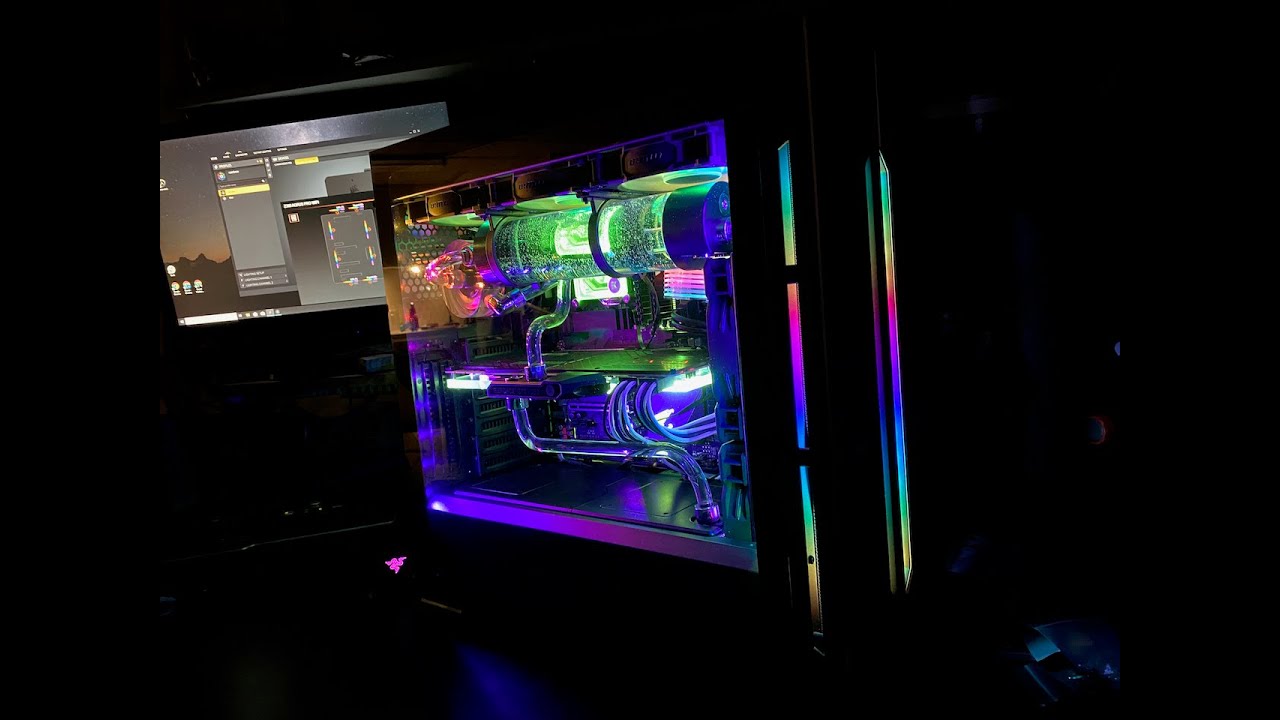 My first watercooling project - YouTube