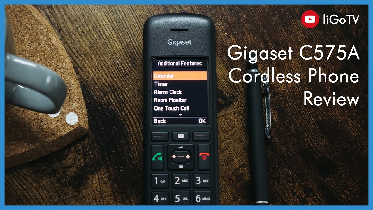Gigaset C575A Cordless Phone Review | liGo.co.uk - YouTube