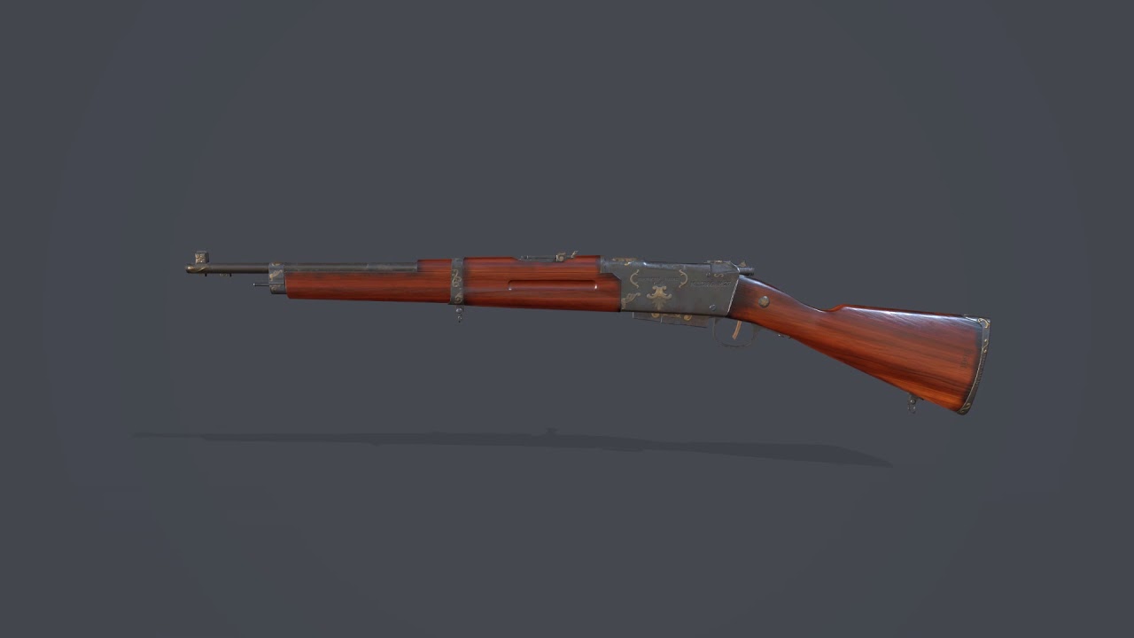 lebel model 1886 m27 ornamental version - YouTube