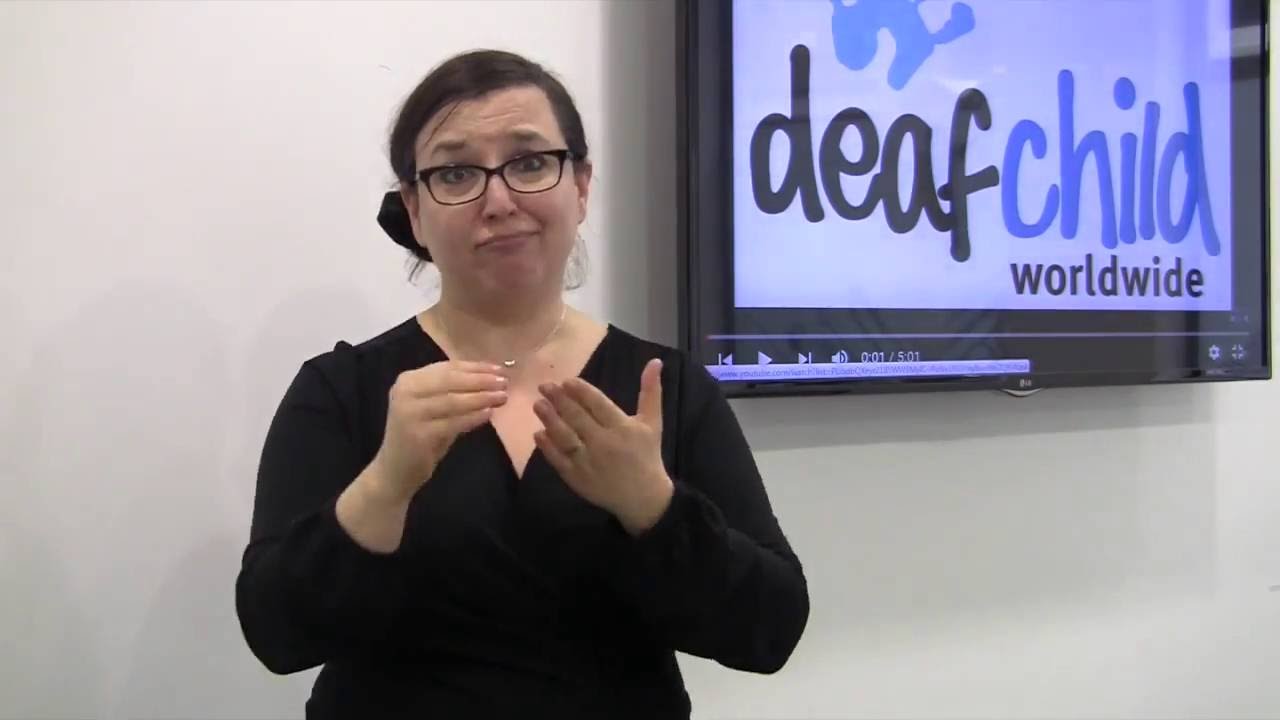 Deaf Child Worldwide BBC Radio 4 Appeal in British Sign Language - YouTube