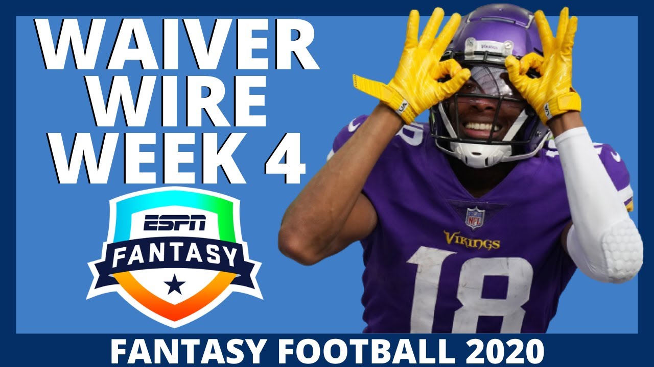 2020 Fantasy Football - Week 4 Waiver Wire Adds - Fantasy Football ...