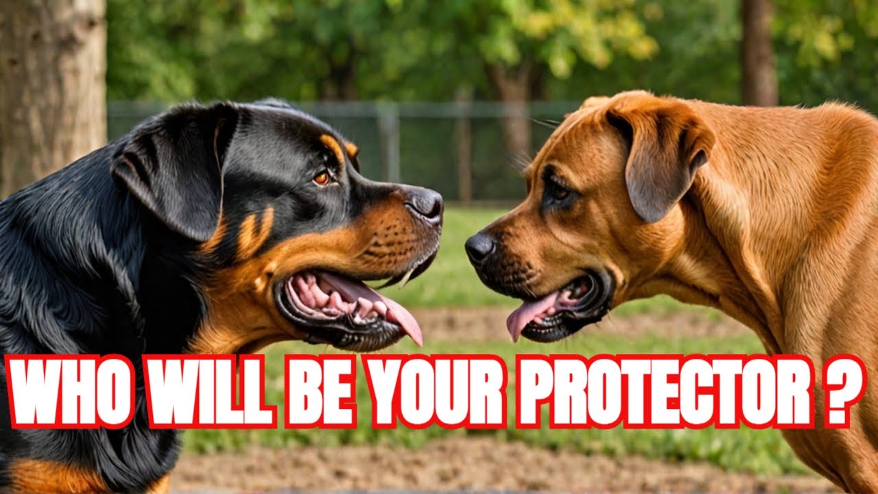 Ultimate Guard Dog Showdown: Rottweiler vs Rhodesian Ridgeback ...