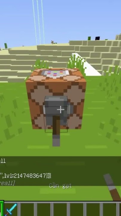 CÁCH LÀM BÁ CHỦ THẾ GIỚI TRONG MINECRAFT CHỈ VỚI 1 COMMAND BLOCK DÙNG ĐƯỢC ĐƯỢC PC VÀ PE - YouTube