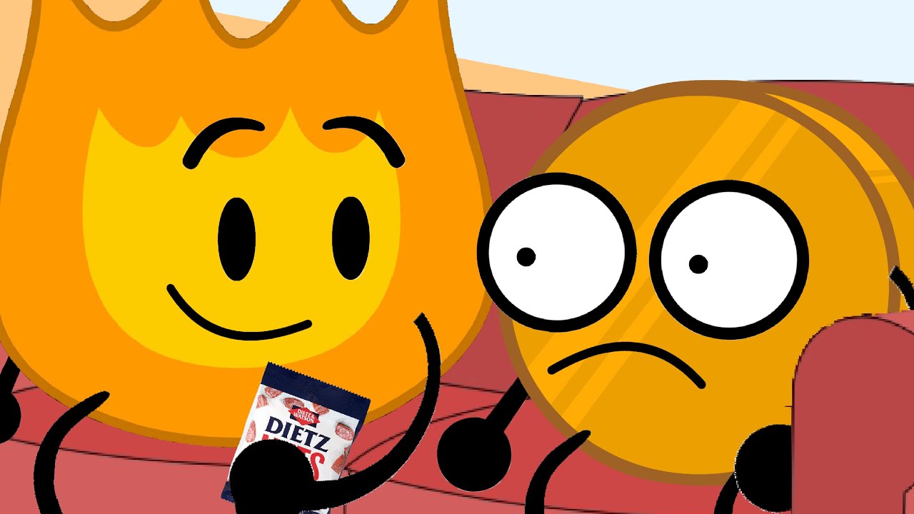 BFDI - Firey eats Dietz Nuts - YouTube