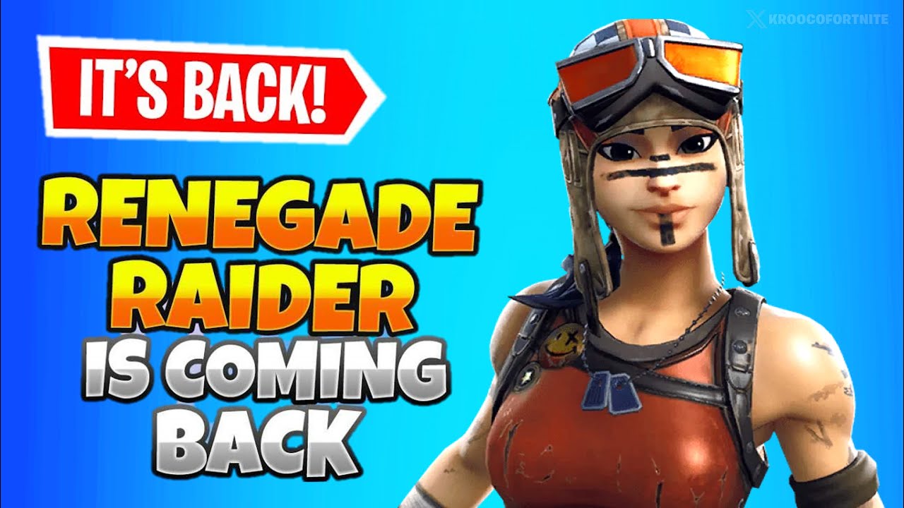 Renegade Raider set to return to Fortnite in Chapter 6 !! - YouTube