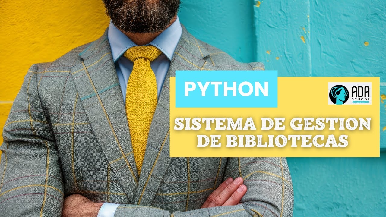 Estructura y funcionamiento de un sistema de gestión de biblioteca en Python - YouTube