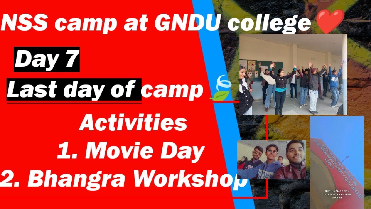NSS Camp At College Last Day With Friends In Camp Great Memories nss-camp-at-college-last-day-with-friends-in-camp-great-memories
